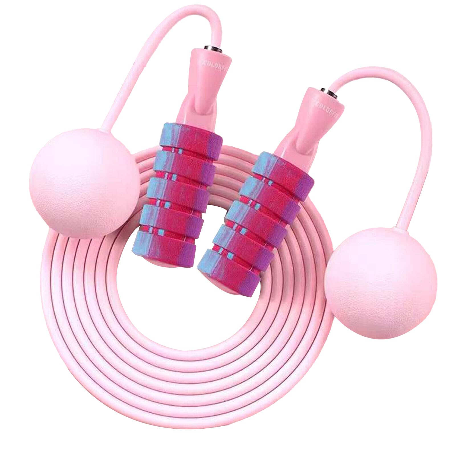 Jump Rope with 2 in 1 Training Adjustable Ropeless Skipping Rope ...