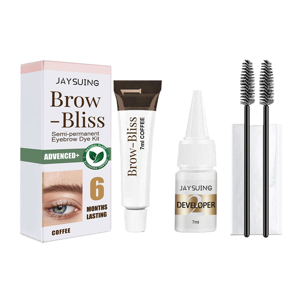 Eyebrow Tinting Kit, Brow Tinting Kit Professional, 2 In 1 Semi ...