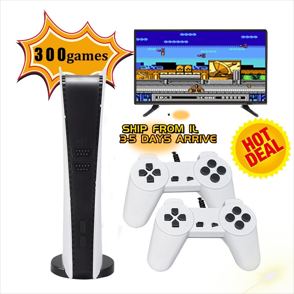 GS5 TV Game Console , 1 Set of 8-Bit Dual AV Output TV Video Game ...