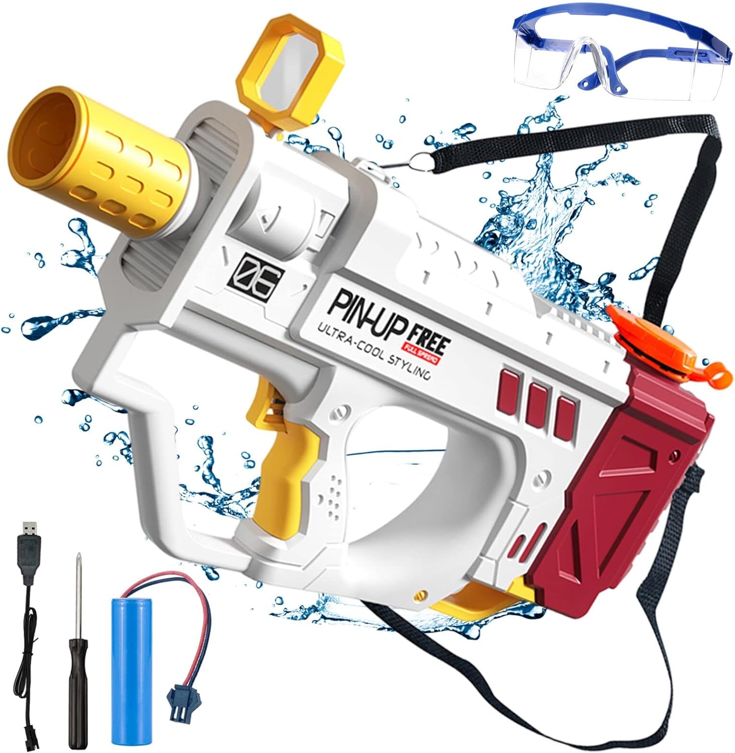 Electric Water Gun for Adults Kids, Motorized Squirt Guns with ...