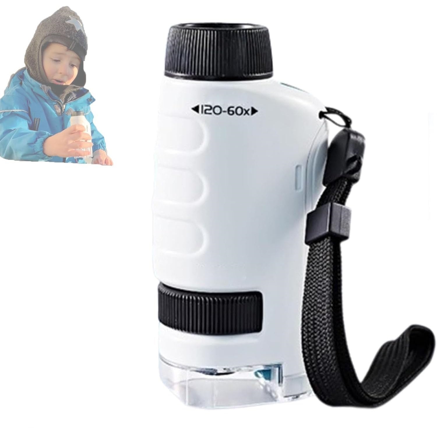 Miniscope Kids, Mini Labsters Portable Microscope, Portable Microscope ...