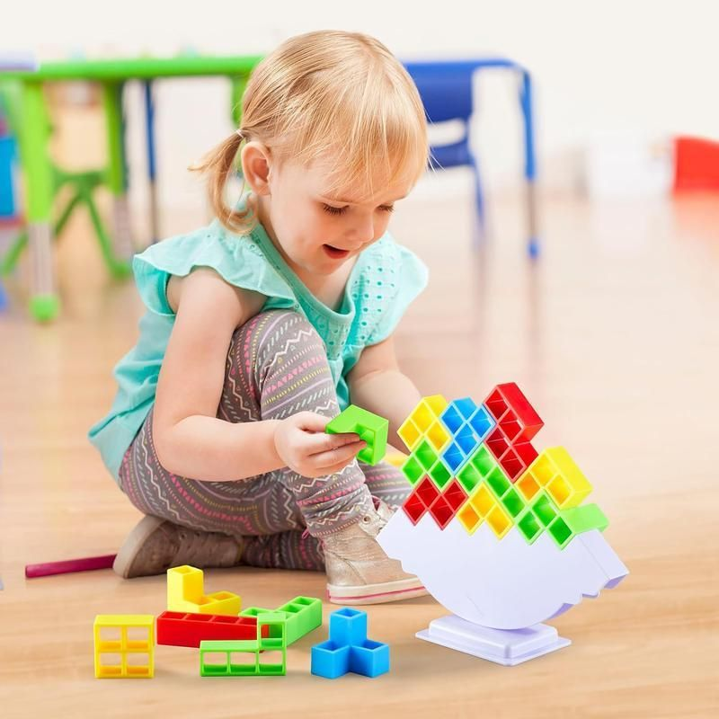 2024 Fun Balance Stacking Building Blocks BoardGame for Kids, Adults ...