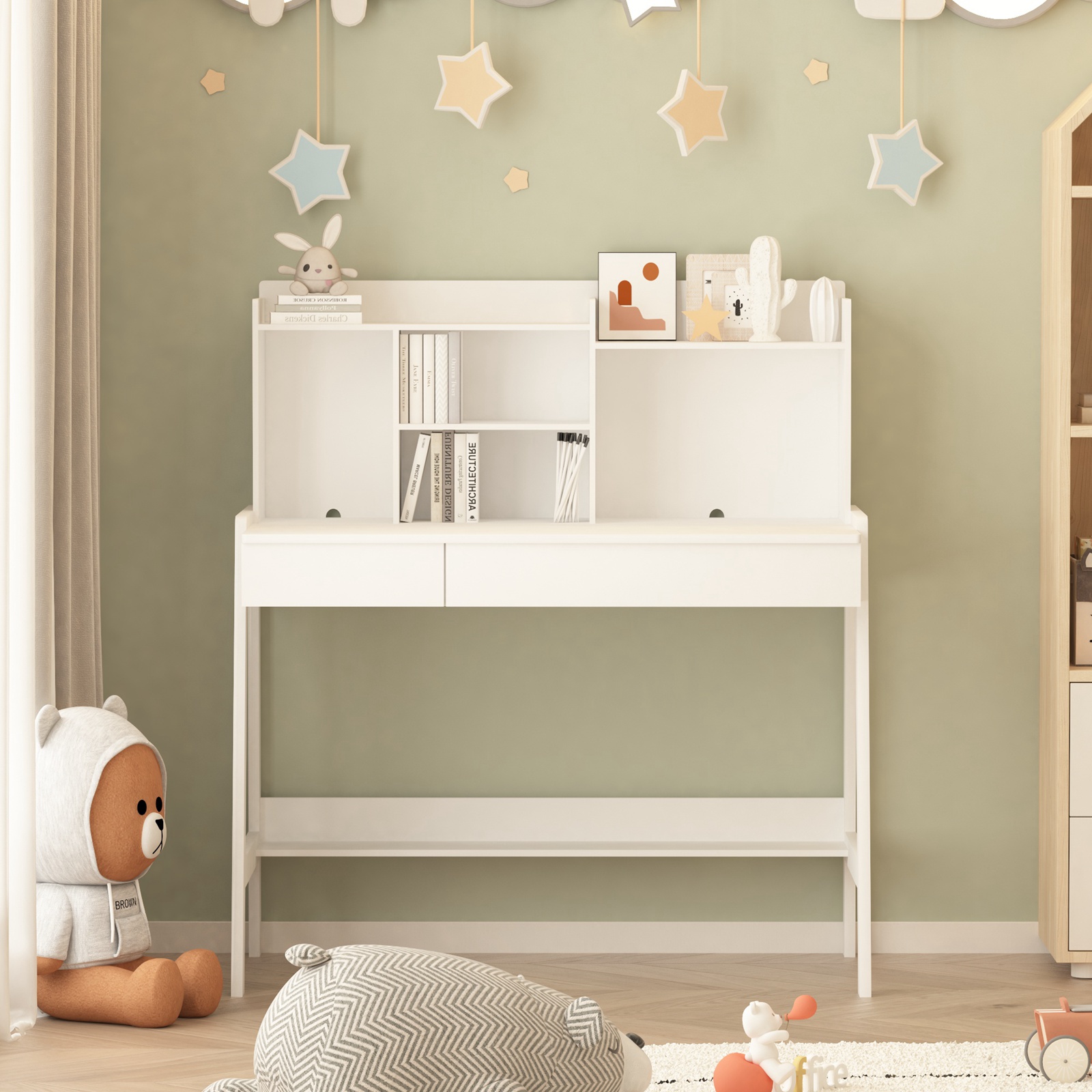 Modern Classic Desk,Children's Desk,Solid Wood Desk,Bedroom Boy and ...