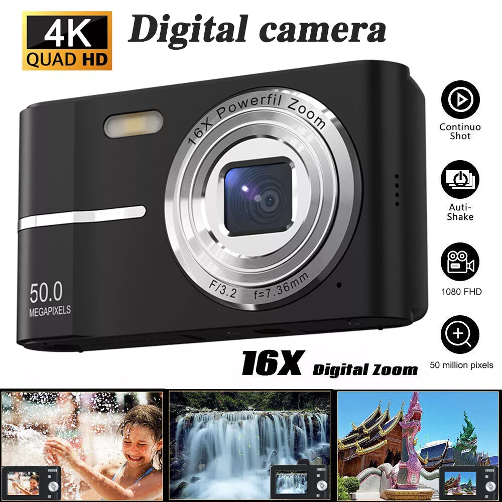 Upgrade Digital Camera, Autofocus 50MP FHD 1080P Camera With 16x Zoom ...