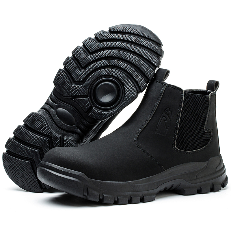 Men's high-top safety boots - steel toe protection, wear and puncture ...